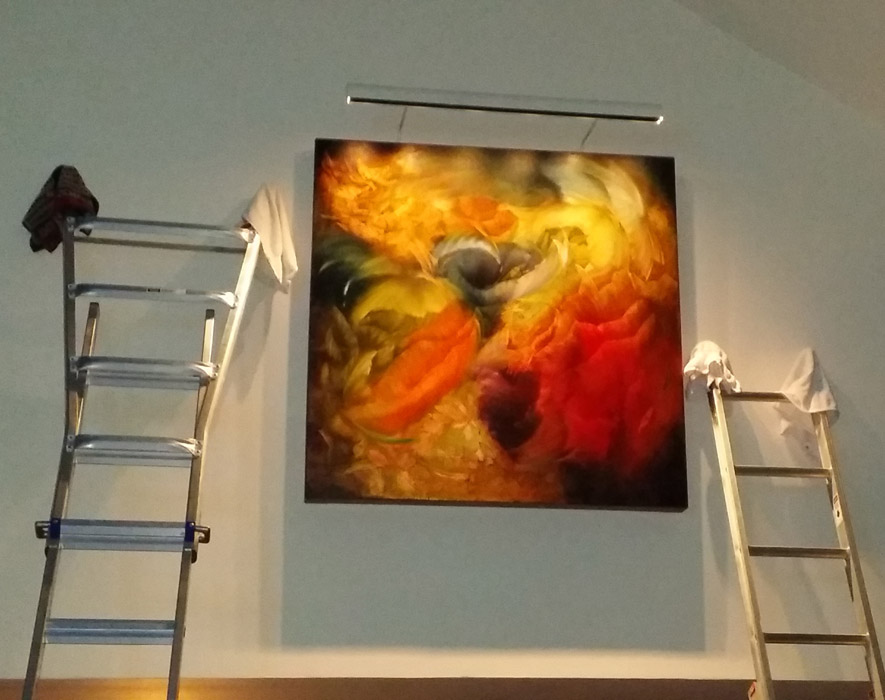 About Fine Art Light: Gallery of paintings lit with Fine Art lights